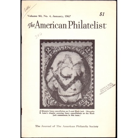 The American Philatelist volume 80 january 1967, VF